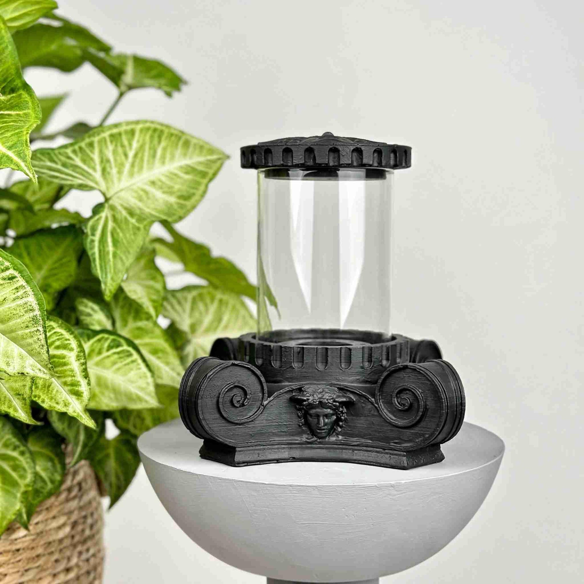 Ancient Column Bioethanol Fireplace
