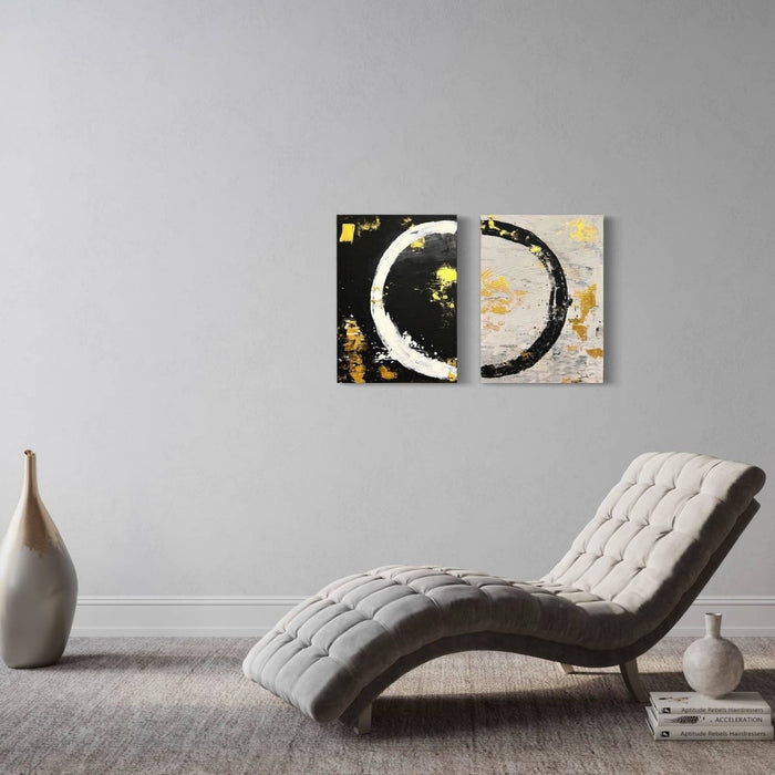 Buy Live and Death Original Painting on Canvas & Set of 2 | Artchi